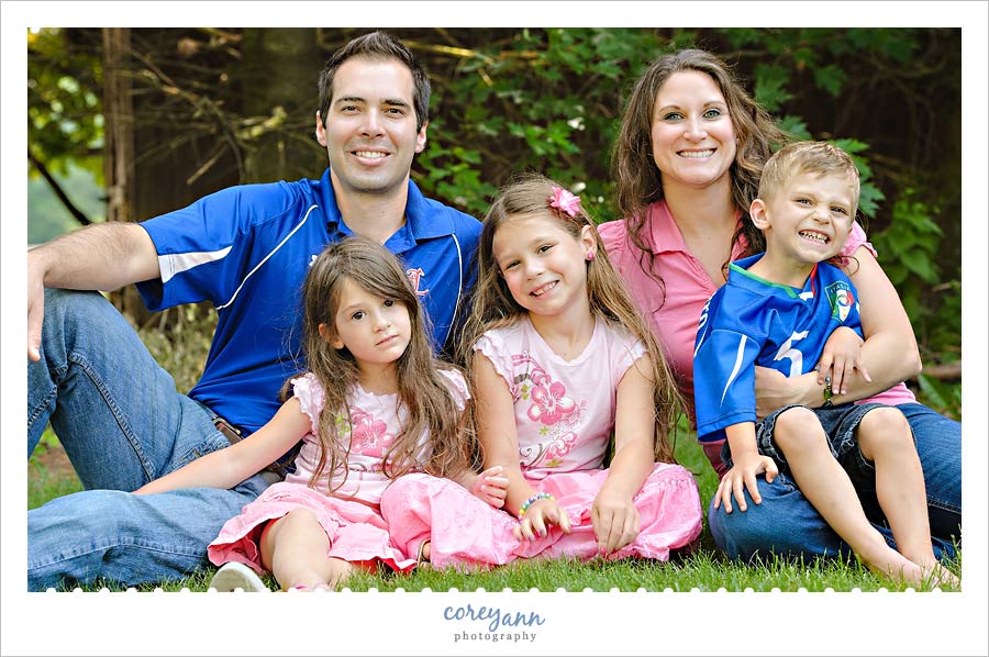 Terhune Family Portrait in Uniontown - Corey Ann Photography