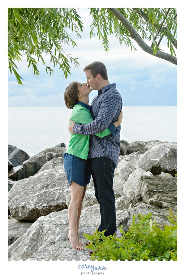 Lauren and Bob's Engagement Session at Wagar Beach - Corey Ann Photography