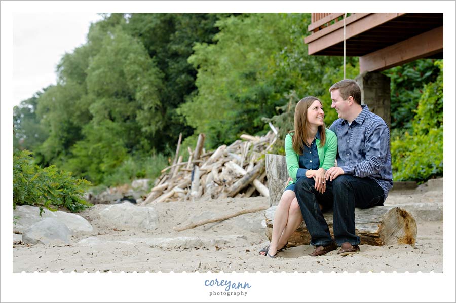 Lauren and Bob's Engagement Session at Wagar Beach - Corey Ann Photography