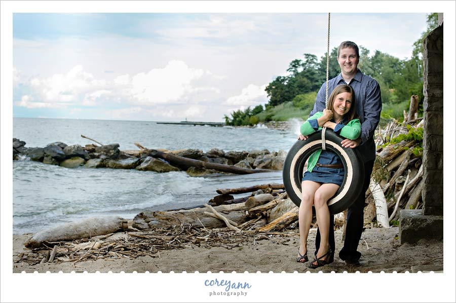 Lauren and Bob's Engagement Session at Wagar Beach - Corey Ann Photography