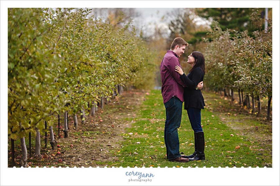 Patterson Fruit Farm Engagement Session with Marie and Robert - Corey ...