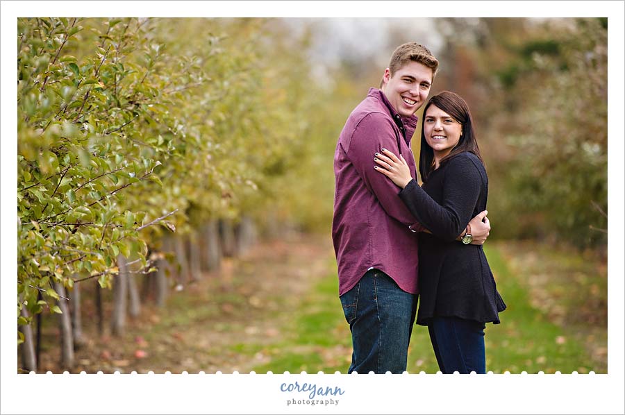 Patterson Fruit Farm Engagement Session with Marie and Robert - Corey ...