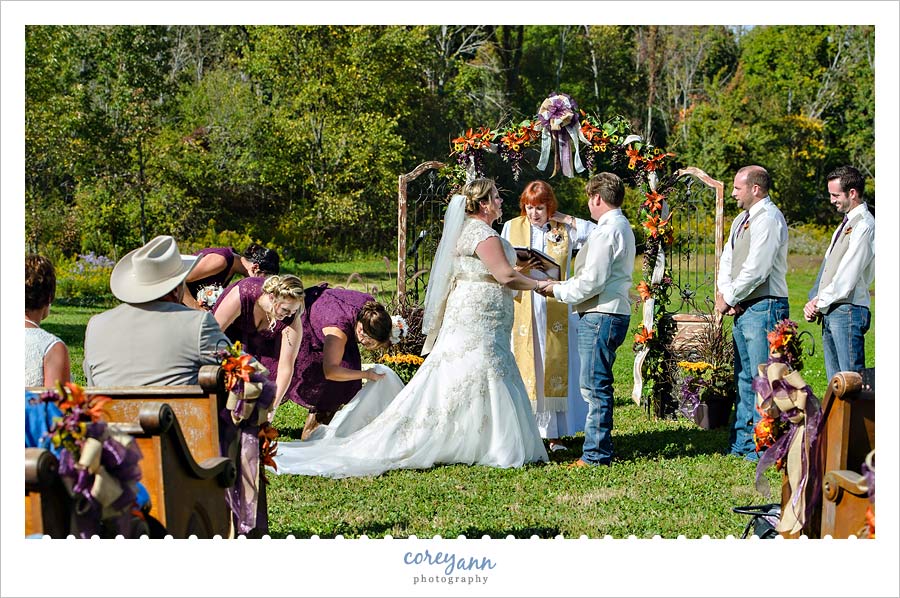 Rustic Ohio Barn Wedding at Forever Farms - Corey Ann Photography