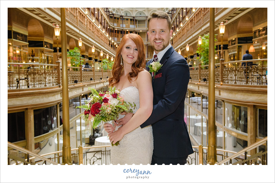 Hyatt Arcade Wedding in November with Ashley and Brett - Corey Ann ...