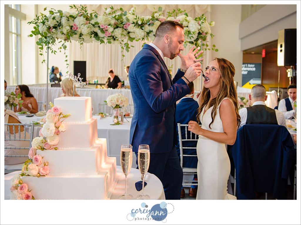 Lago Custom Events at Aloft Cleveland Wedding with Melissa and Tomo ...